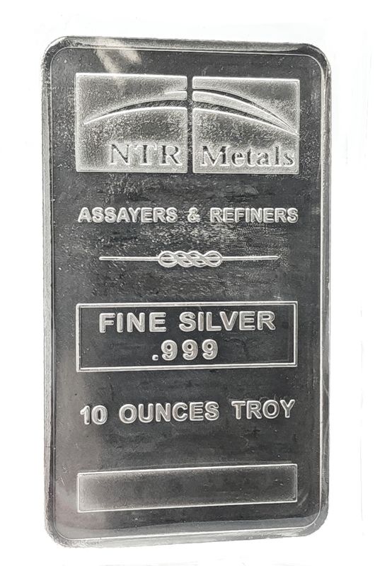 10 oz NTR Metals Silver Bar