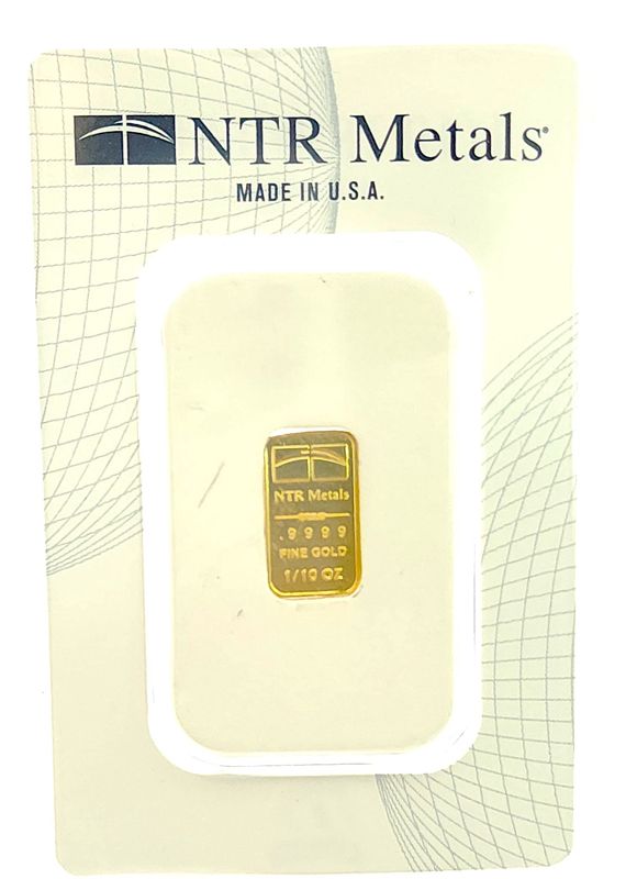 1/10oz NTR Metals Gold Bar