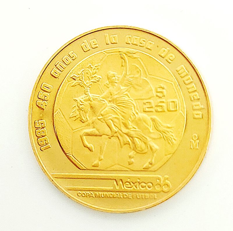 1985 Mexico 250 Pesos Gold Coin
