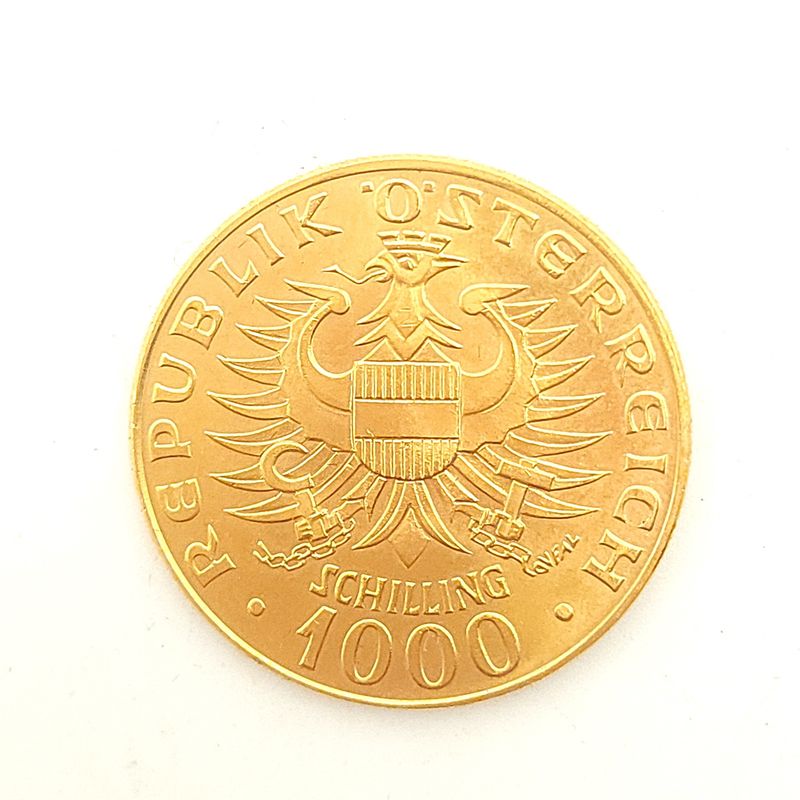 1976 Austria 100 Schilling 100th Anniversary Babenberg Dynasty