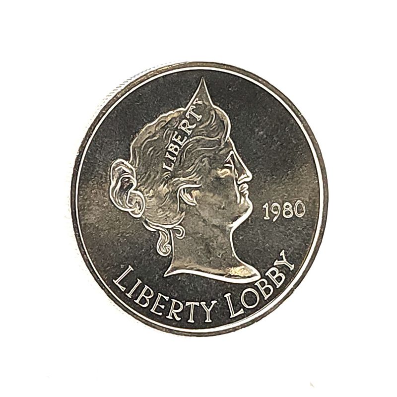 1980 Liberty Lobby Silver Eagle 1 oz .999 Fine Silver Round - Vintage ...