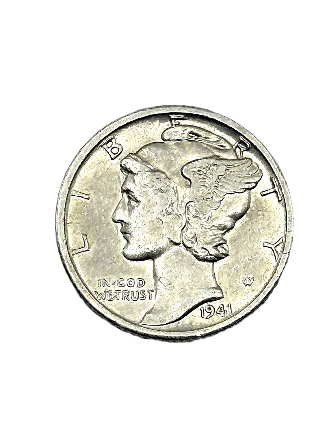 1941-S Mercury Dime- XF
