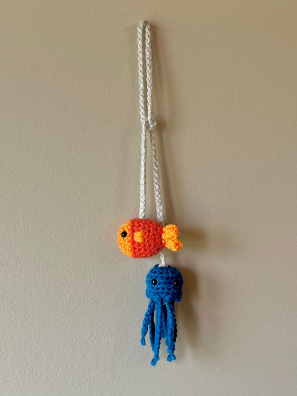 Mirror Hanger Fish Jellyfish