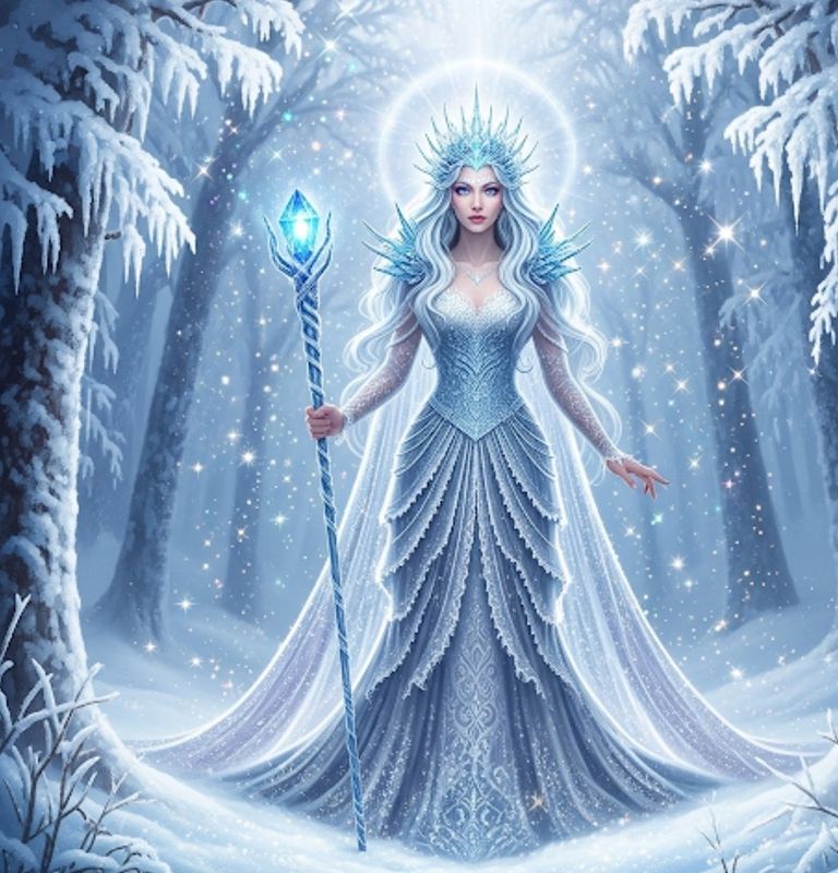 A4 FFF Ice Queen Decoupage Rice Paper