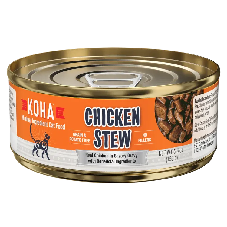 KOHA CAT 5.5OZ CHICKEN STEW CAT