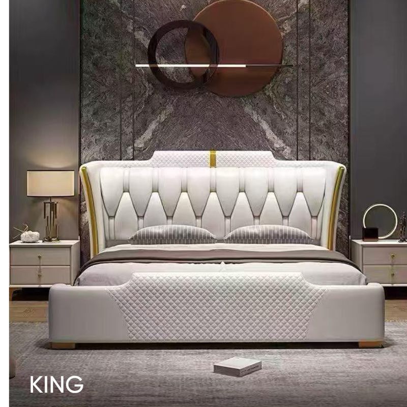 BSK-4888-KB KING BED SET (GREY)