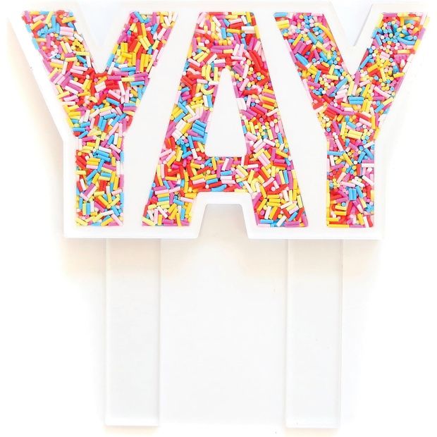 YAY Cake Topper