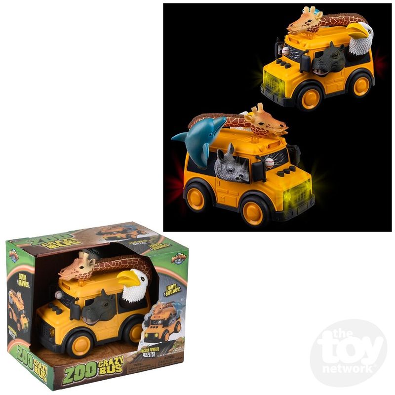 DINOSAUR SCHOOL BUS WITH LIGHTS AND SOUND