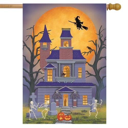 Haunted House Party House Flag