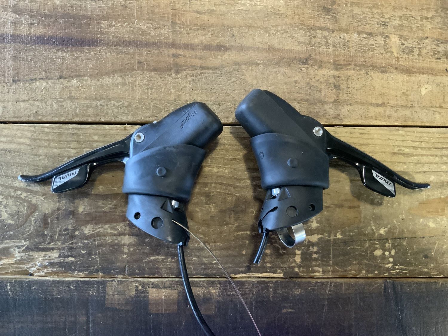 used SRAM Rival 2x11 drop-bar shifter/brakes partial groupset