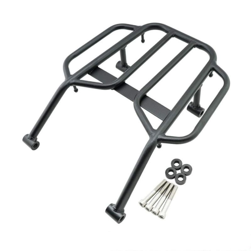 Black Rear Luggage Rack Honda CRF 300L CRF300 RALLY 2021-2025