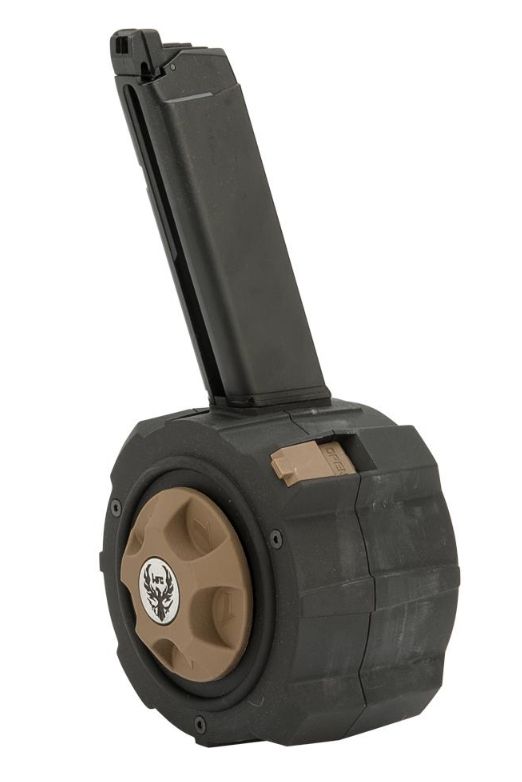 HFC Drum Mag - Black/FDE - GLOCK