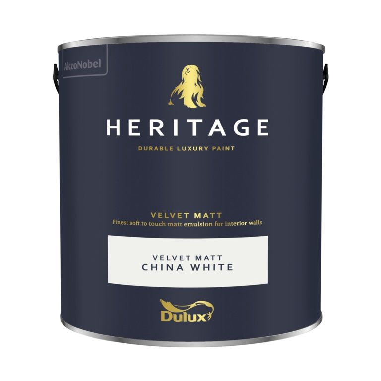 DULUX HERITAGE MATT CHINA WHITE 2.5L
