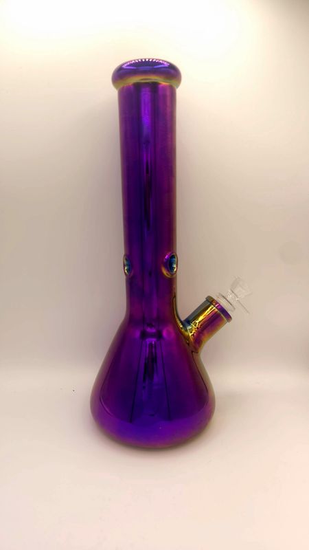 13" Iridescent Chrome Pipe