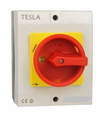 3 POLE ISOLATOR ENCLOSED IN PVC GREY 100 AMP