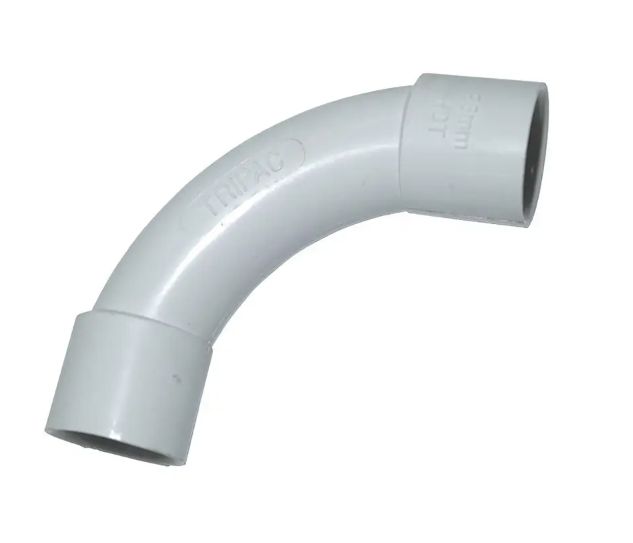 50mm Standard Bend 90° PVC Grey SB50C