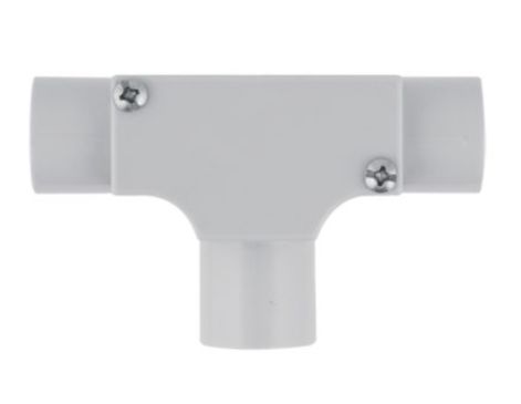 32mm PVC Inspection Tee Grey