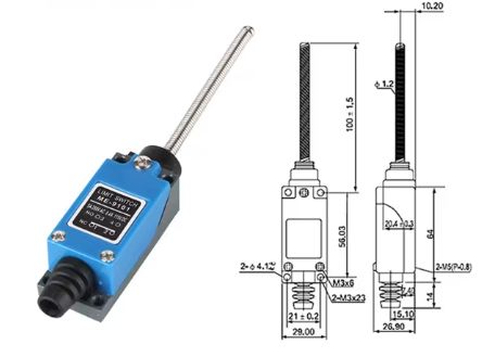 SPRING PLUNGER LIMIT SWITCH