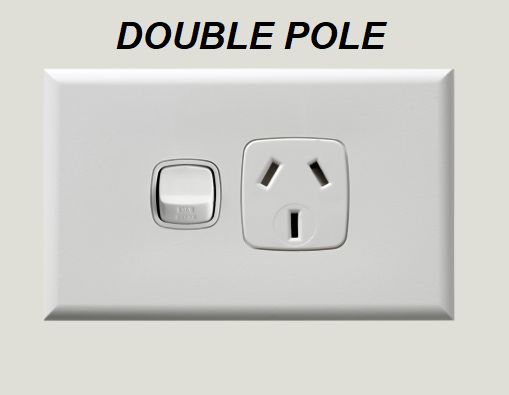 SINGLE GPO DOUBLE POLE, WHITE XL787