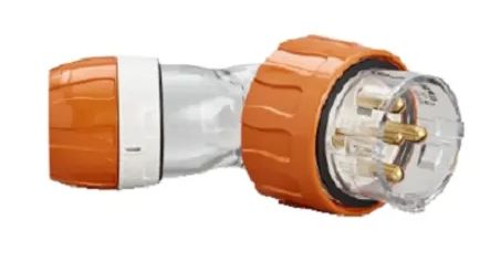 CLIPSAL 5 PIN 40A ANGLED PLUG TOP 56 SERIES IP66 56PA540