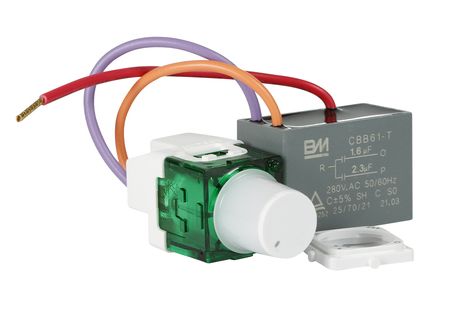 CLIPSAL ICONIC FAN SPEED CONTROLLER 4-POSITION 40CSFM-VW