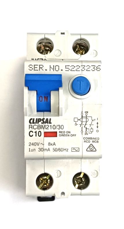 RCD/MCB 8KA 10A 30mA MECHANICAL RCBM210/30 - CLEARANCE PRODUCT