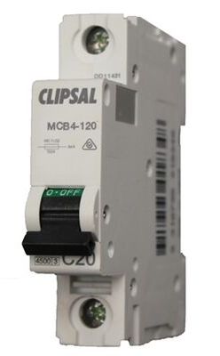 CLIPSAL 16A 4.5KA Single Phase Circuit Breaker MCB MCB4-116