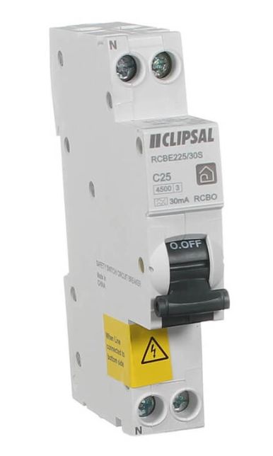 CLIPSAL 32A RCBO 1P+N 30mA RCBE232/30S