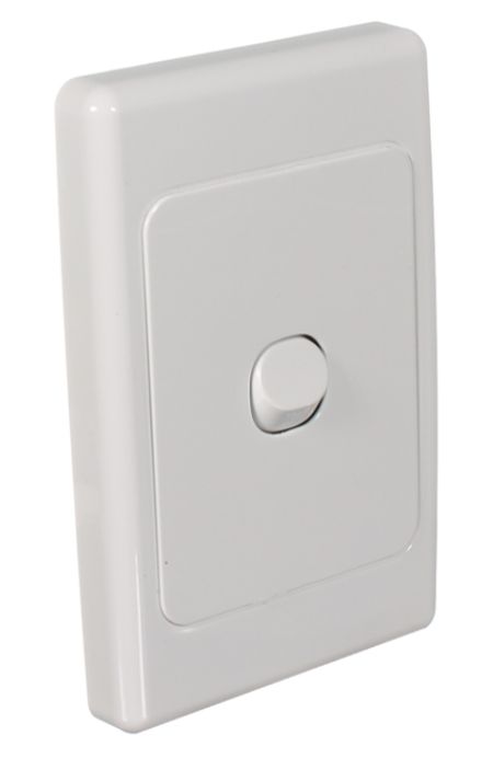 2000 SERIES 1 SINGLE GANG SWITCH 10A WHITE 2031VA