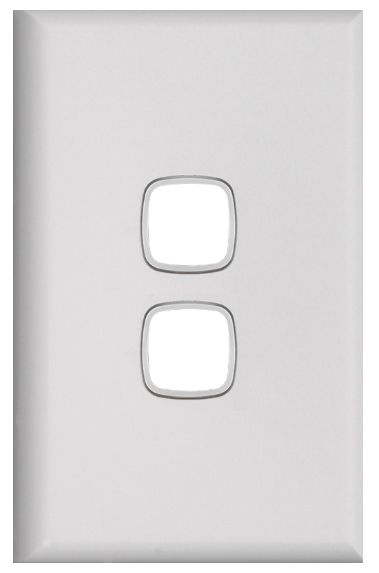 HPM EXCEL XL770/2GPLWE 2 GANG GRID AND PLATE