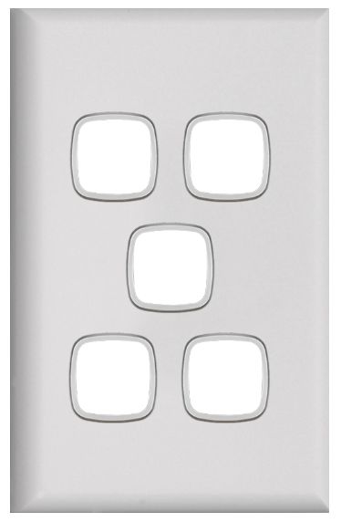 HPM EXCEL XL770/5GPLWE 5 GANG GRID AND PLATE