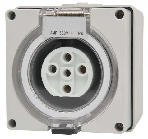 5 PIN 20A SOCKET OUTLET WITH BASE 56 SERIES TYPE TESTSO520