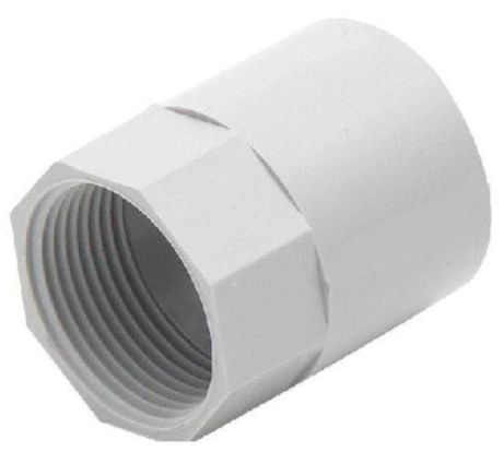 25mm plain to screw coupling PVC Grey PSC25C
