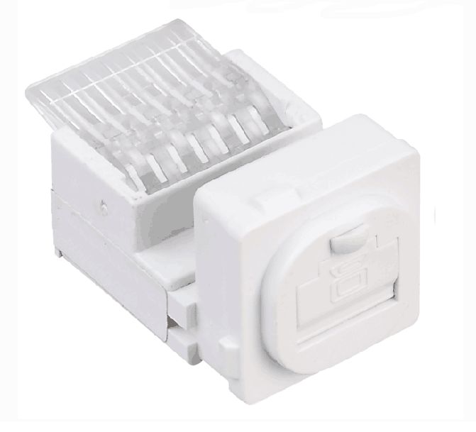 Cat6 Mech Clip Down Mechanism with shutter