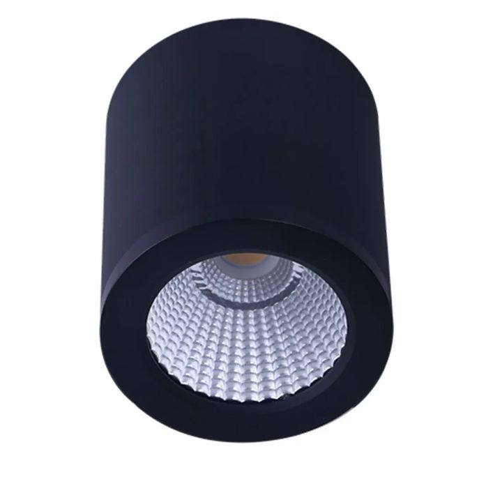 30W Propus Cannon Canister Surface Downlight Dimmable Black Aluminum ...