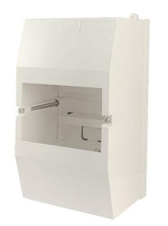 Extra Long sealable lockable 4 pole MCB cover enclosure without links ...