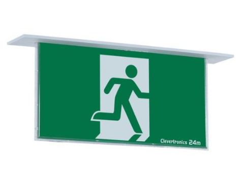 ULTRABLADE PRO Recessed Exit Light CUBPRO-HV