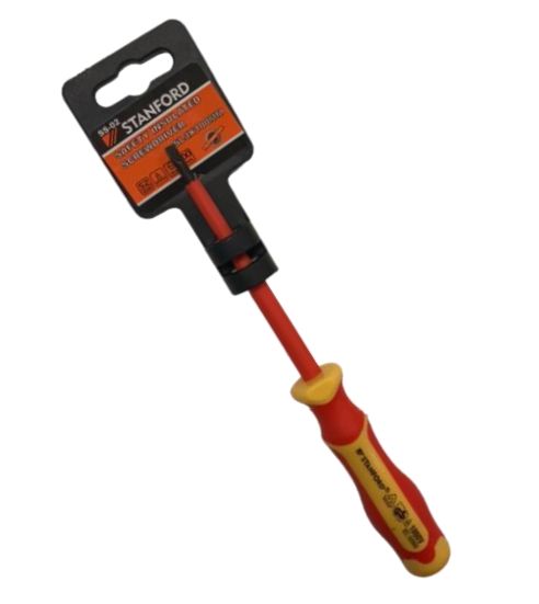 3mm Flat Head Slotted 1000v VDE screwdriver SS-01 TESSS01
