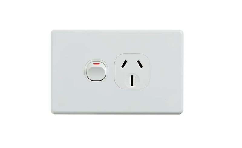 Single GPO Power point 10A White Zack CSS-SPO10