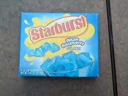 STARBURST BLUE RASPBERRY GELATIN