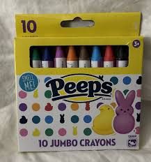PEEPS 10 JUMBO CRAYONS