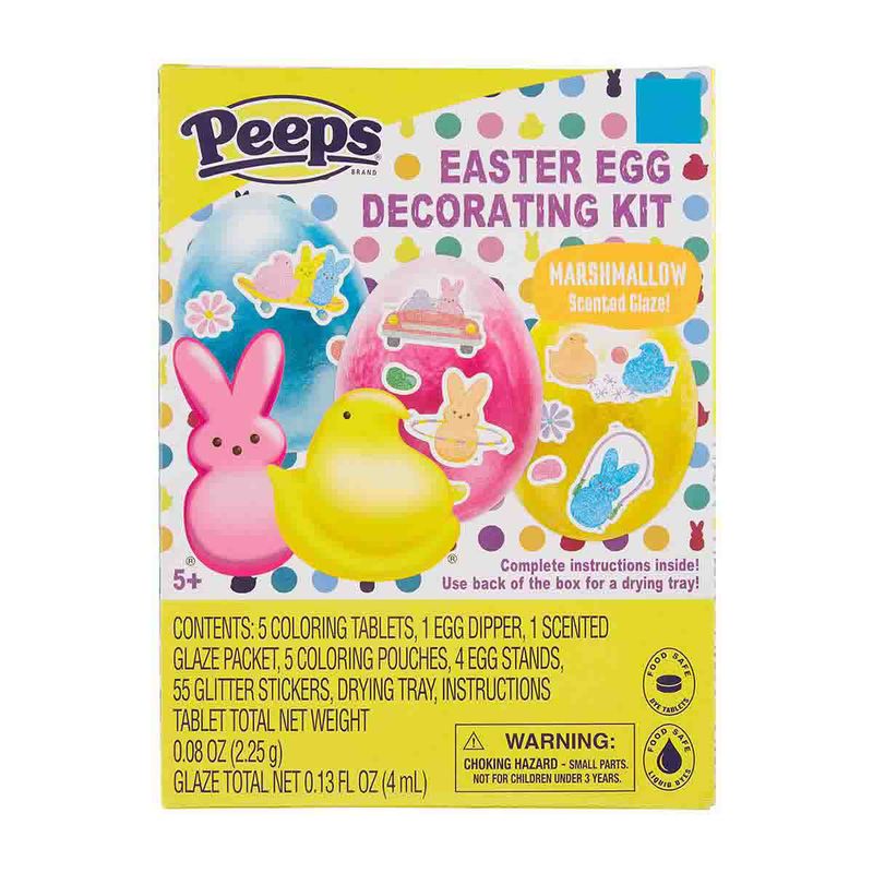 PEEPS EASTER EGG DECORATING KIT - MARSHMALLOW SCENTED GLAZE