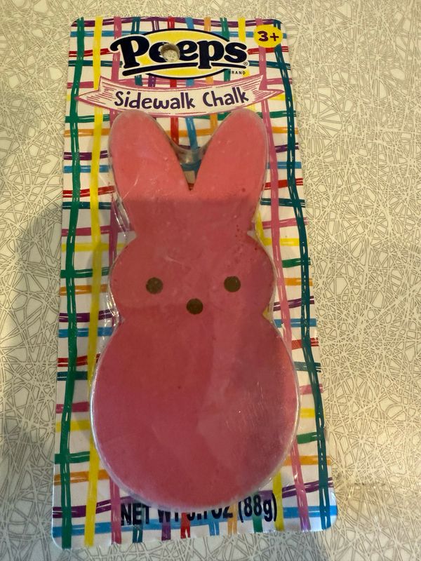PINK BLUE SIDEWALK CHALK PEEPS