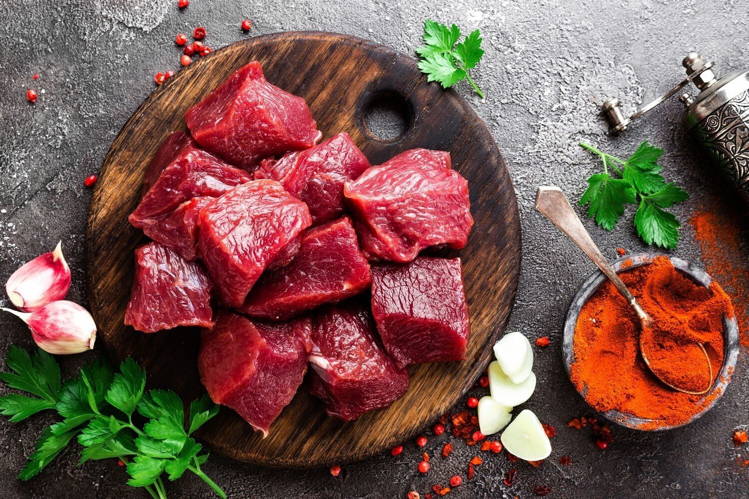 Angus Steak Bites/Beef Cubes- 1 LB – Shop – Pond Bank Farm