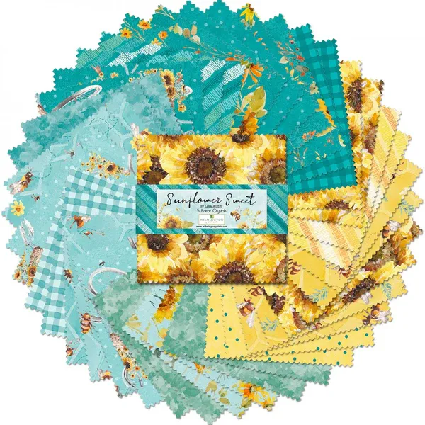 Wilmington Sunflower Sweet Charm Pack