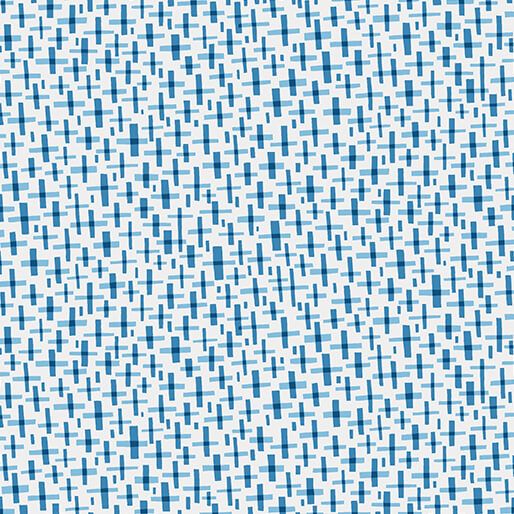 Benartex Blooming Color 2 Isla Blue