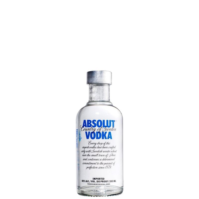 ABSOLUTE VODKA REG 24*200ML