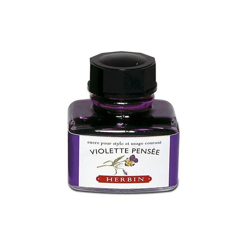 Herbin Violette Pensee Bottled Ink 30ml