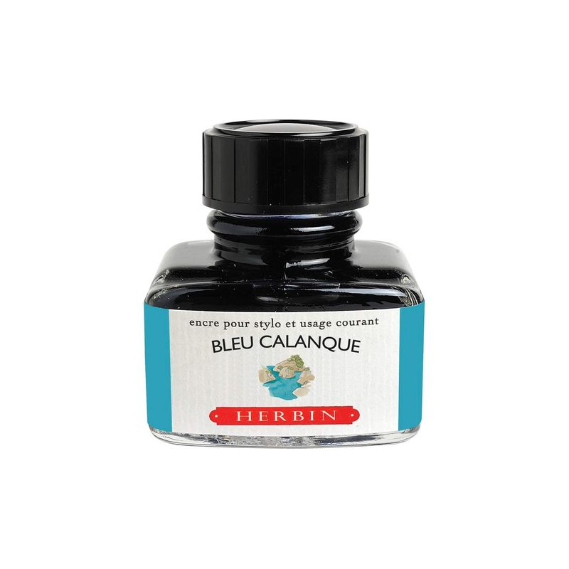 Herbin Bleu Calanque Bottled Ink 30ml