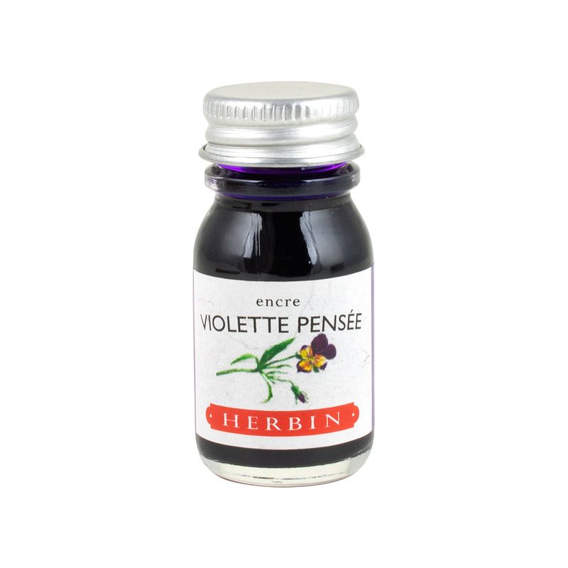 Herbin Violette Pensee Bottled Ink 10ml